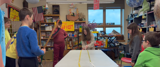 Paper Football Field Goal Line Plot Lesson – The Captain of Class